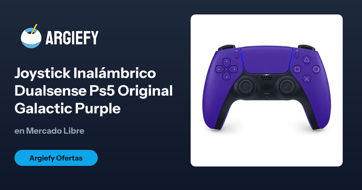 Joystick Inalámbrico Dualsense Ps5 Original Galactic Purple en Mercado ...