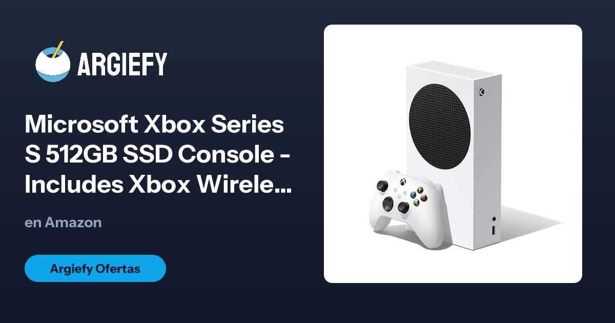 Microsoft Xbox Series S 512GB SSD Console - Includes Xbox Wireless Controller - Up to 120 frames ...